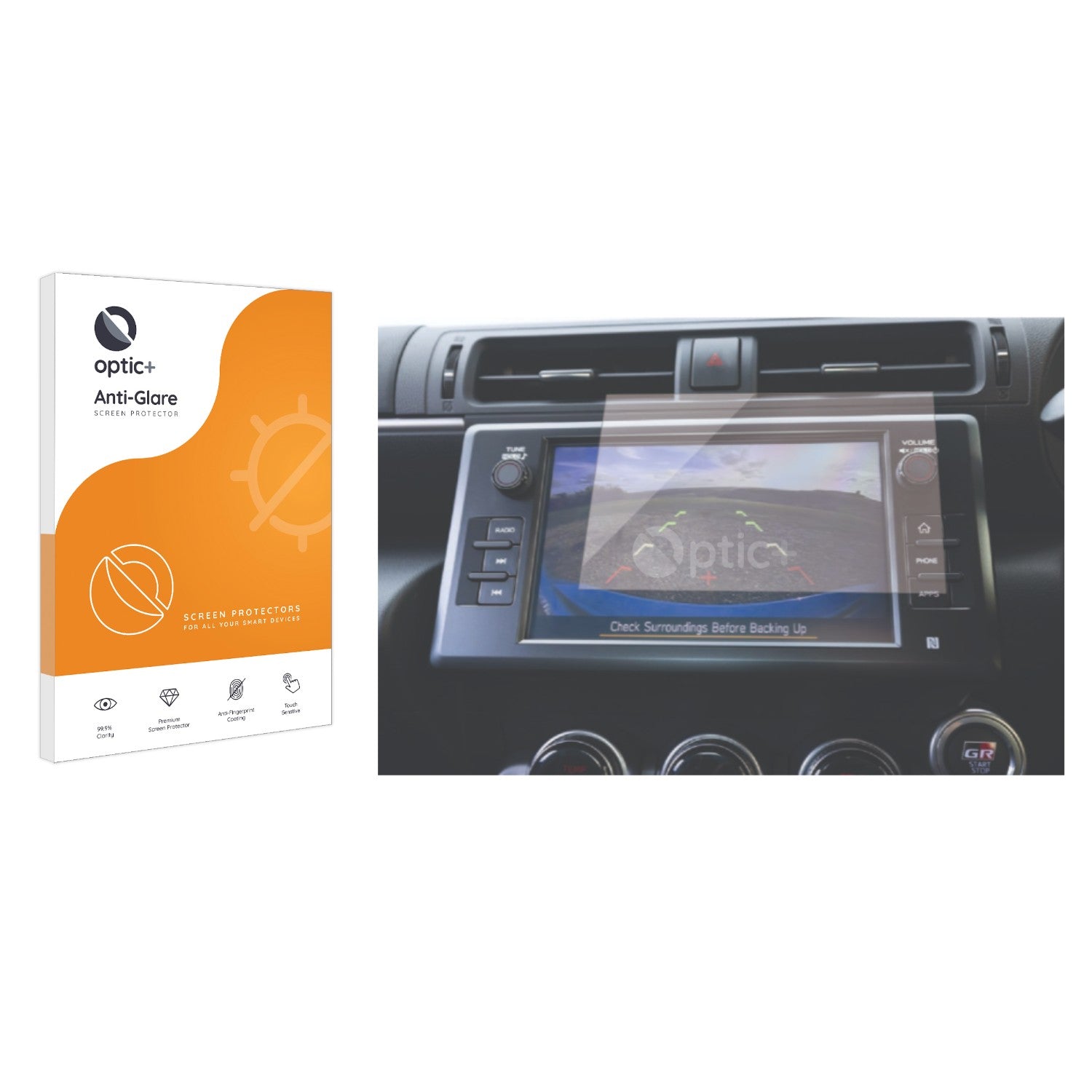 Optic+ Anti-Glare Screen Protector for Toyota GR86 2024 Infotainment System - ScreenShield