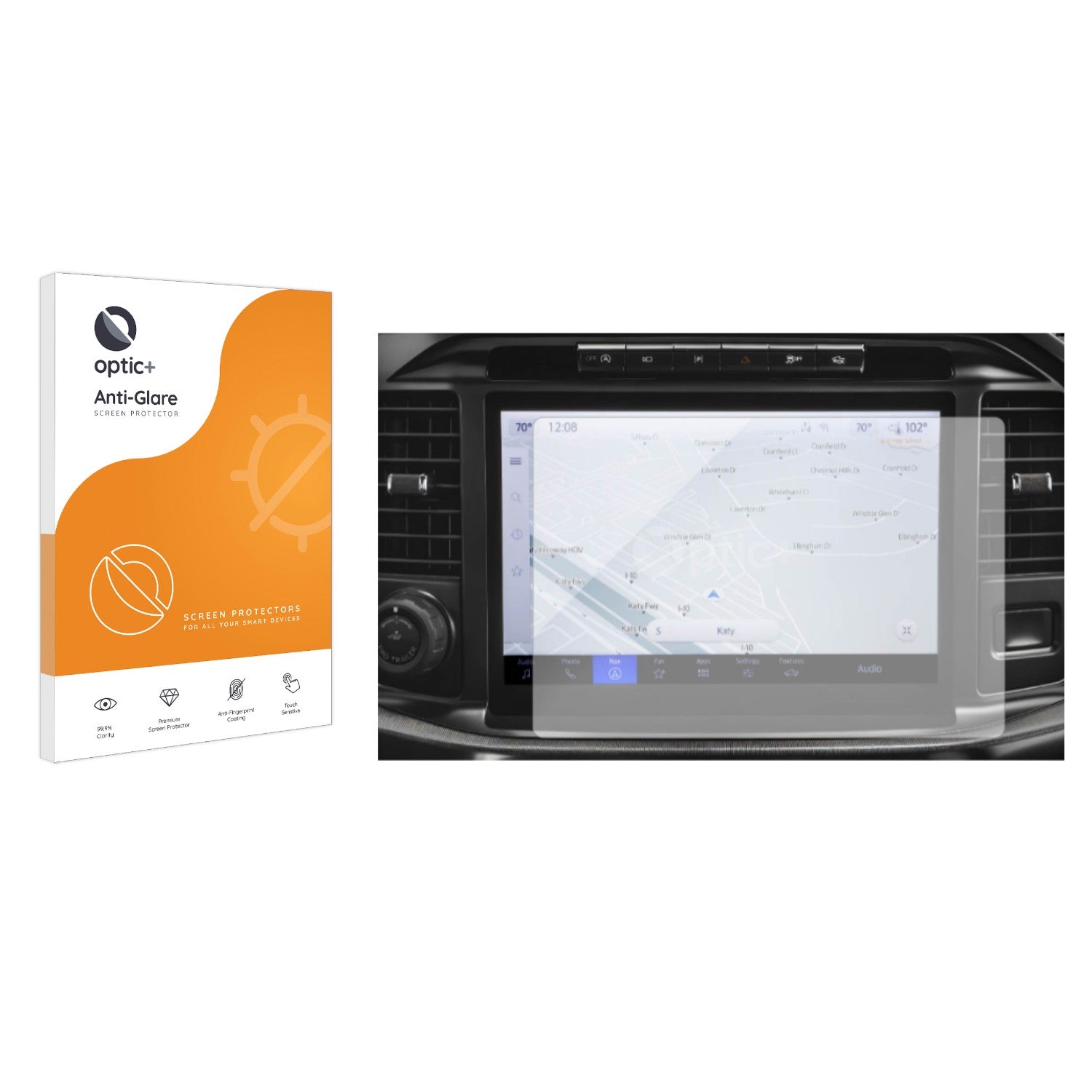 Optic+ Anti-Glare Screen Protector for Ford F-150 Raptor 12 ...
