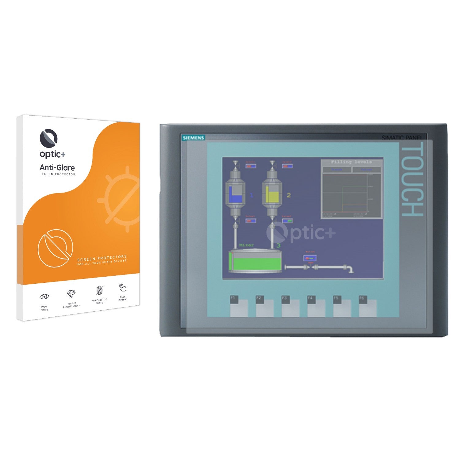 Optic+ Anti-Glare Screen Protector for Siemens Simatic HMI KTP 600 ...