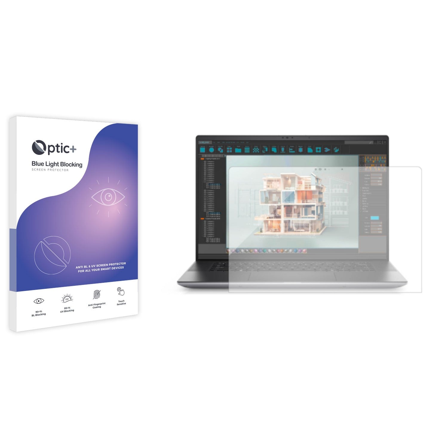 Optic+ Blue Light Blocking Screen Protector for Dell Precision 5690 ...