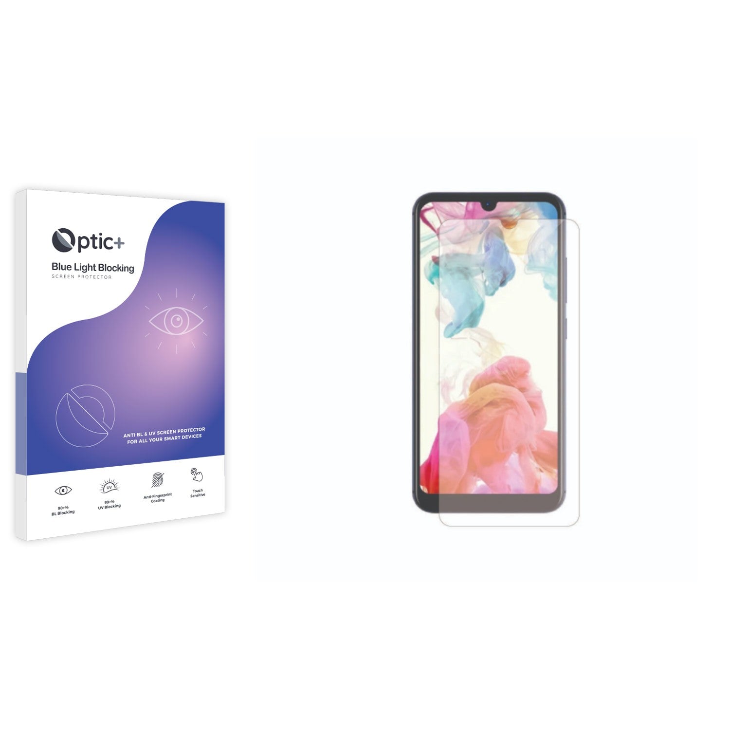 Optic+ Blue Light Blocking Screen Protector for Symphony Z15 - ScreenShield