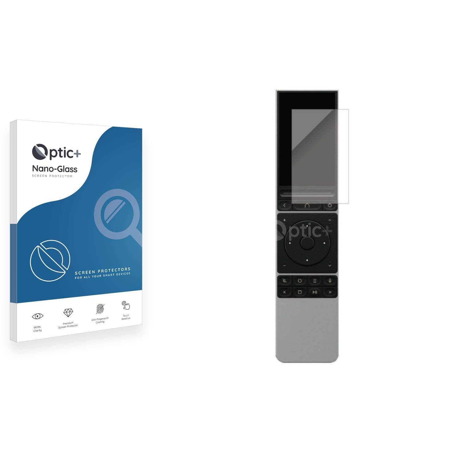 Optic+ Nano Glass Screen Protector for Unfolded Circle Remote 3 ...