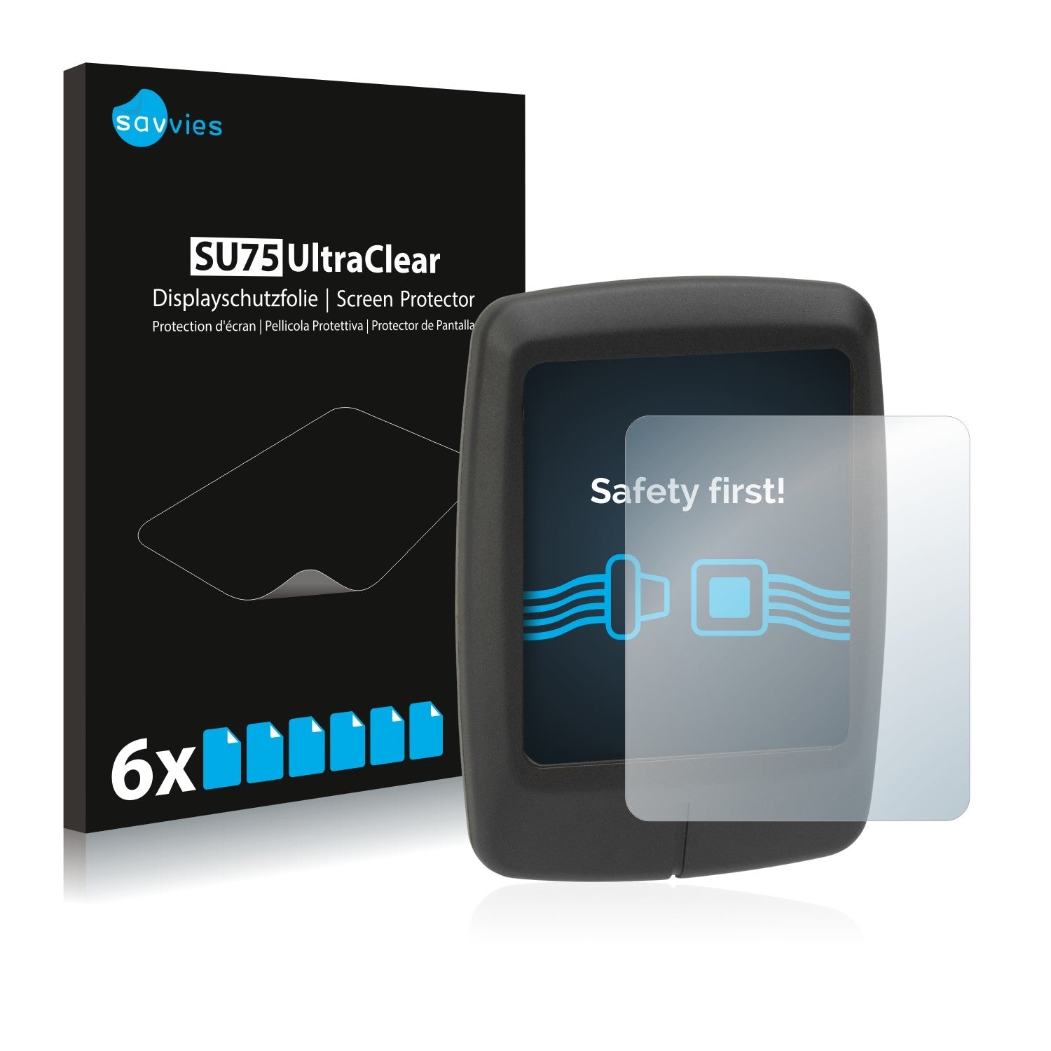 6x Savvies SU75 Screen Protector for Specialized Turbo Connect Display ...